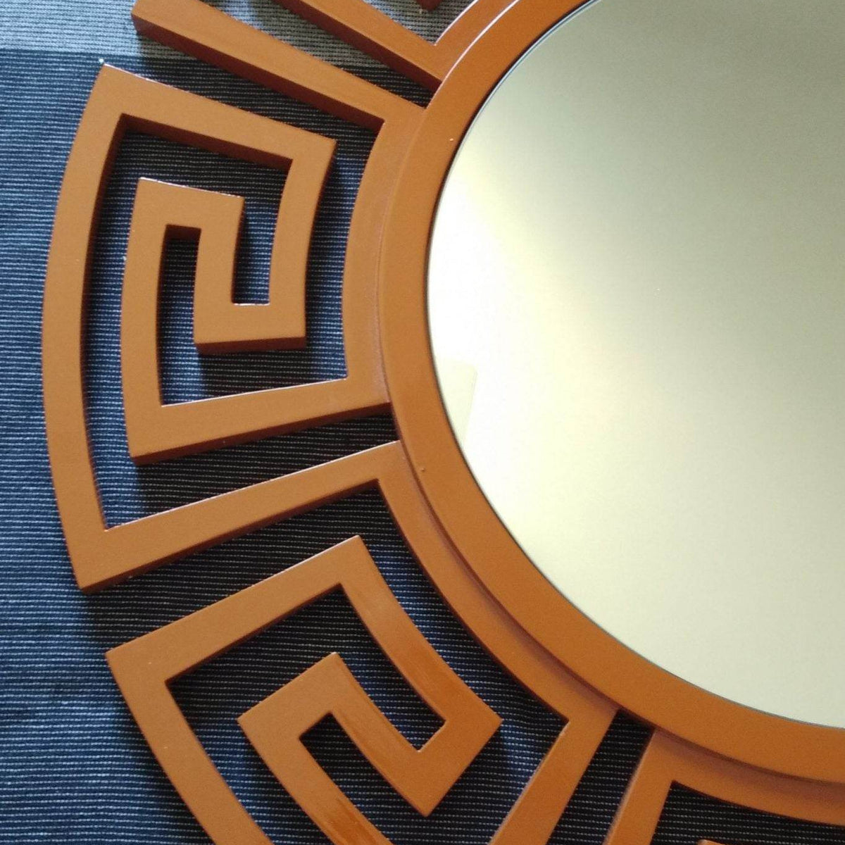 Teak Versace Decorative Mirror | Fancy Mirror - Mirrorwalla