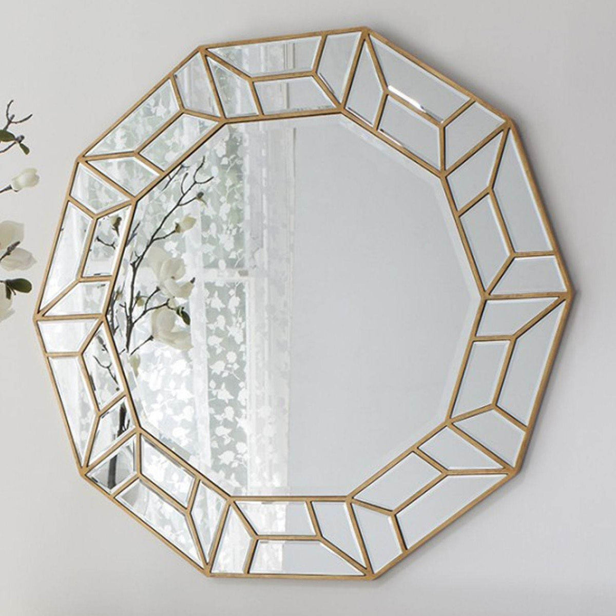 Colorful Decorative Mirrors | Drawing Room- Mirrorwalla