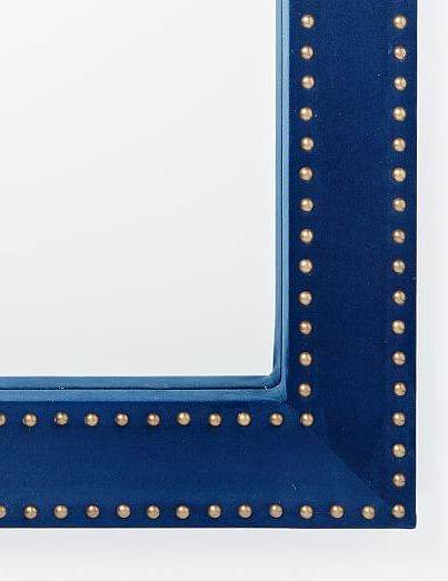 Blue Velvet Full Length Mirror | Modern Mirror - Mirrorwalla
