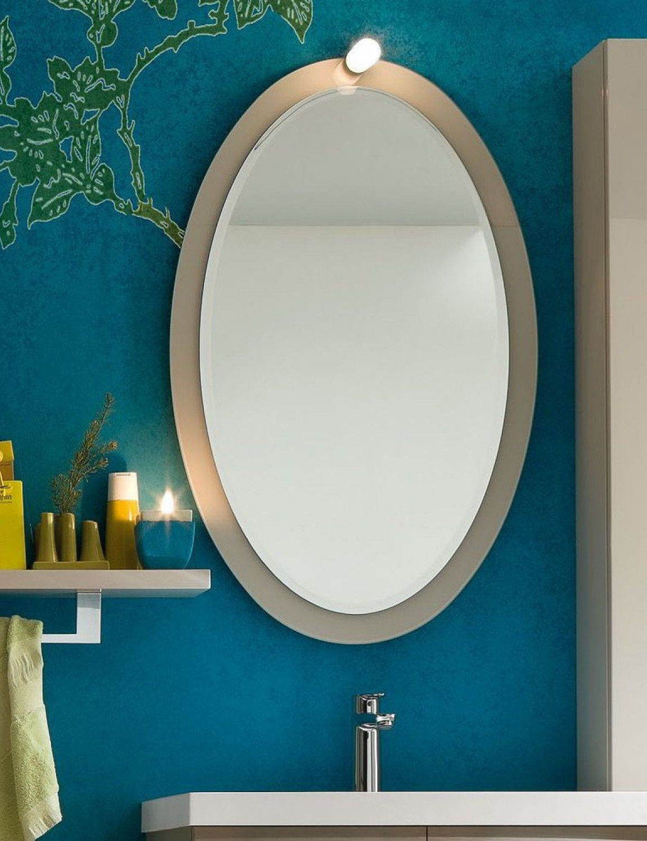 Oval Shape Mirror | Colorful Bathroom Mirrors - Mirrorwalla