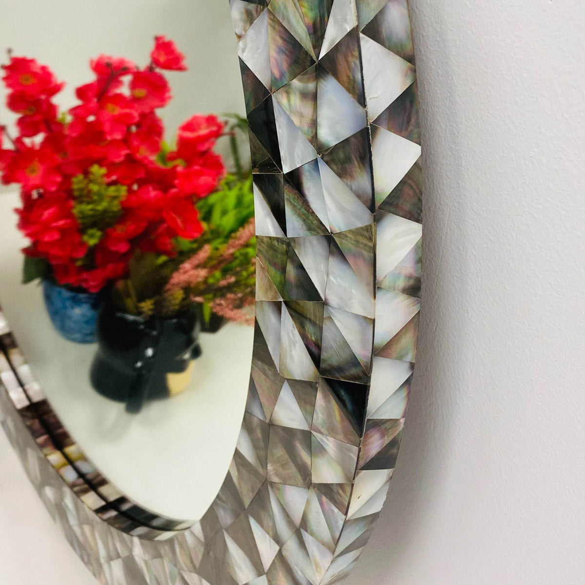 Bright Ocean Pearl Mirror | Buy Decorative Mirror online - Mirrorwalla