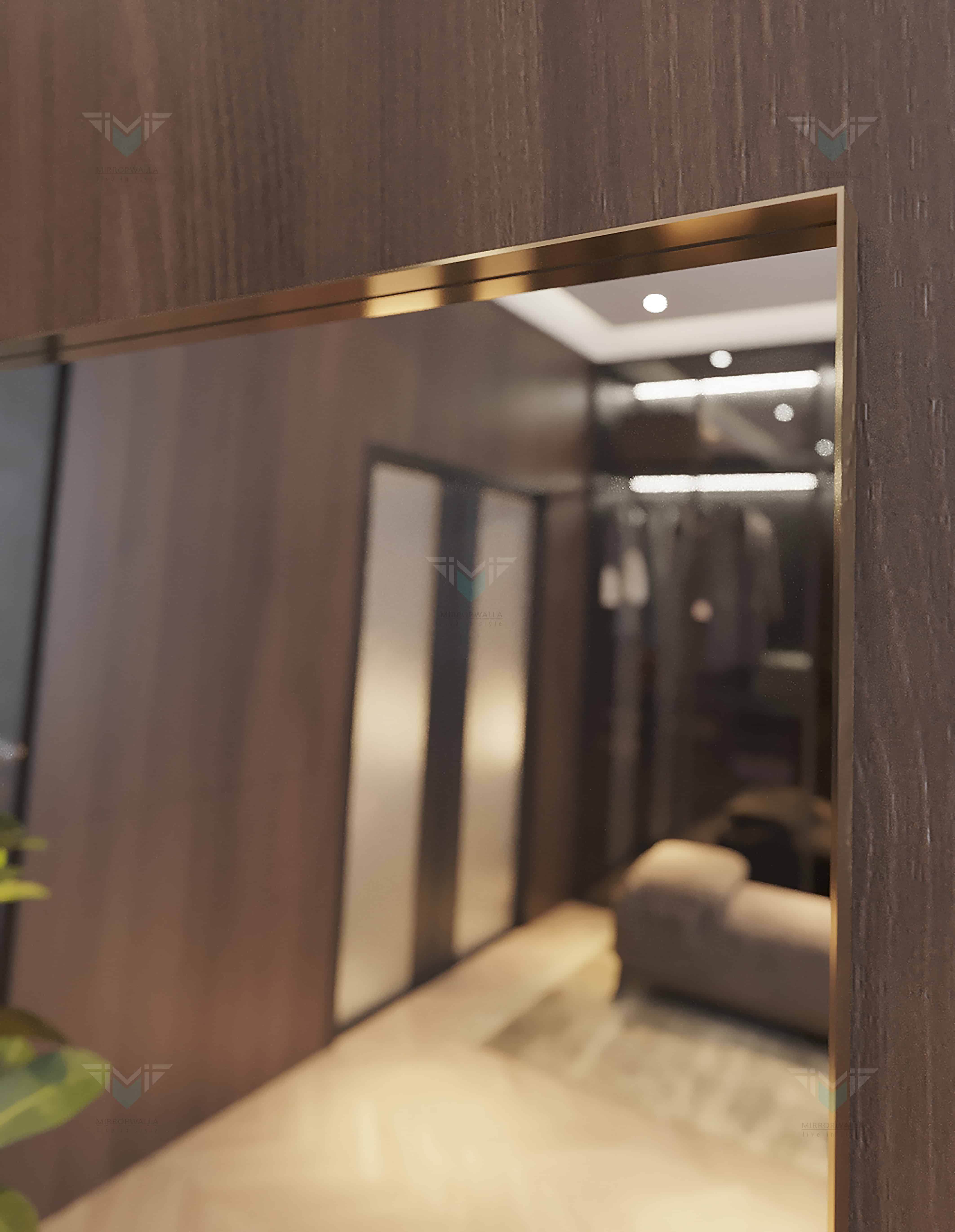 Brass PVD Full Length Mirror – Mirrorwalla