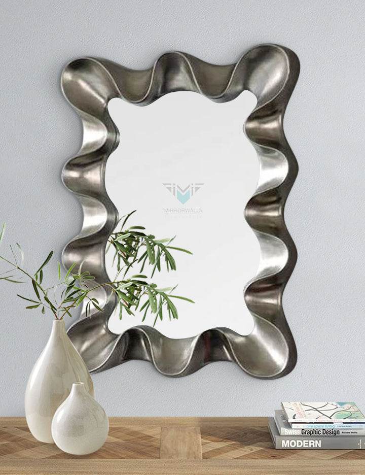 Champagne Leaf Mirror | Fancy Mirrors - Mirrorwalla